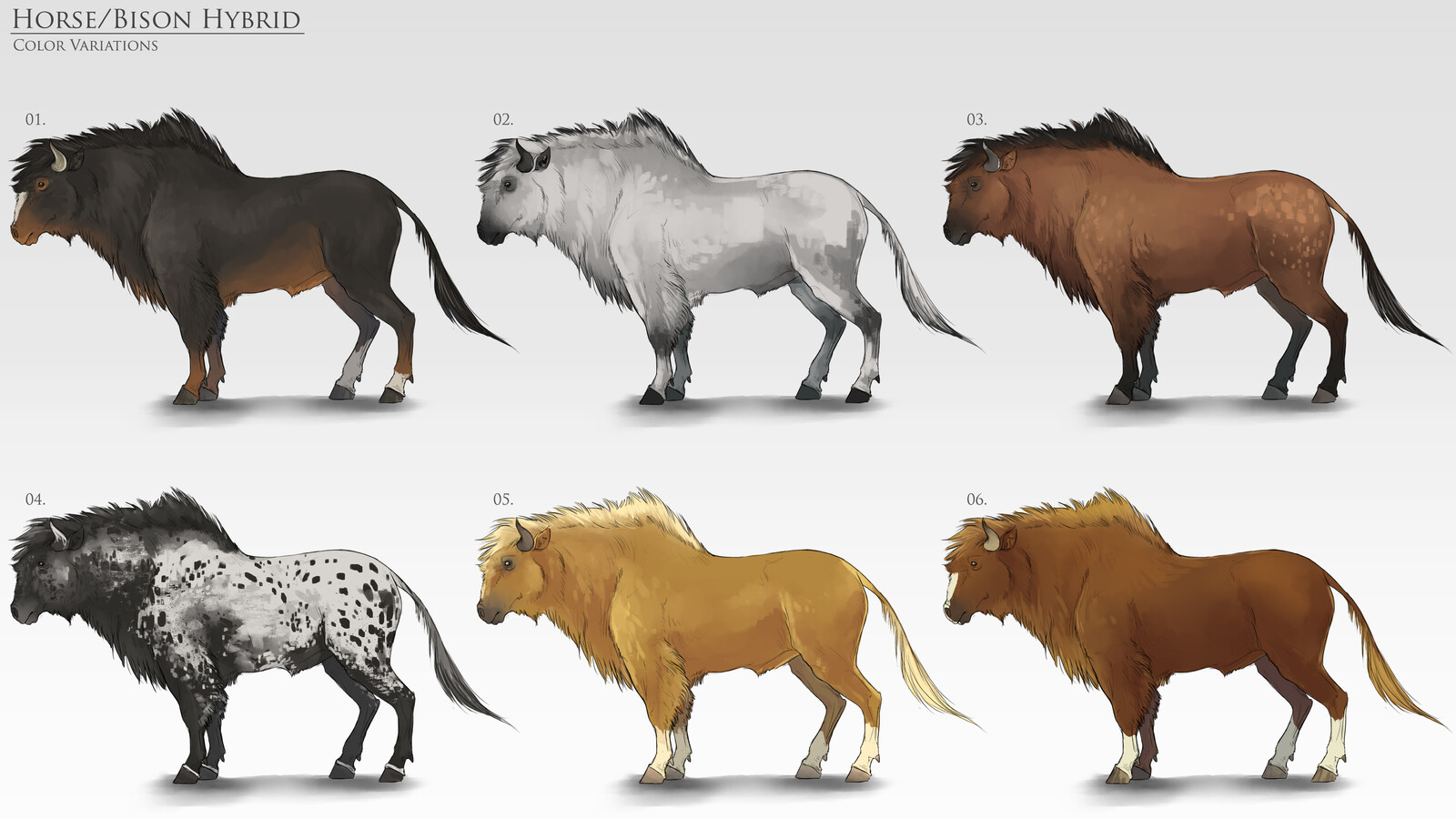 Alyson Appleby - Horse bison hybrid