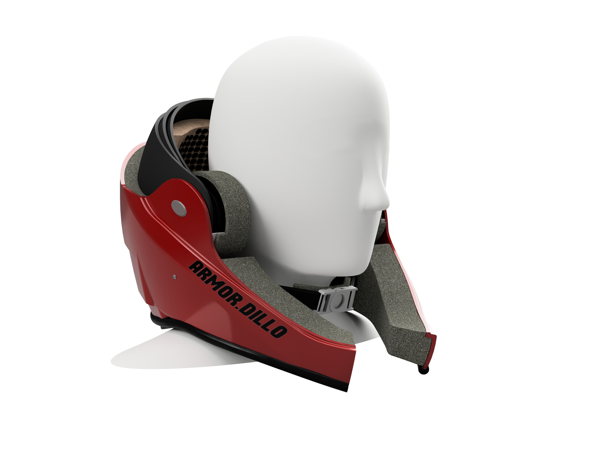 ArtStation - The Armor-Dillo Crash Helmet