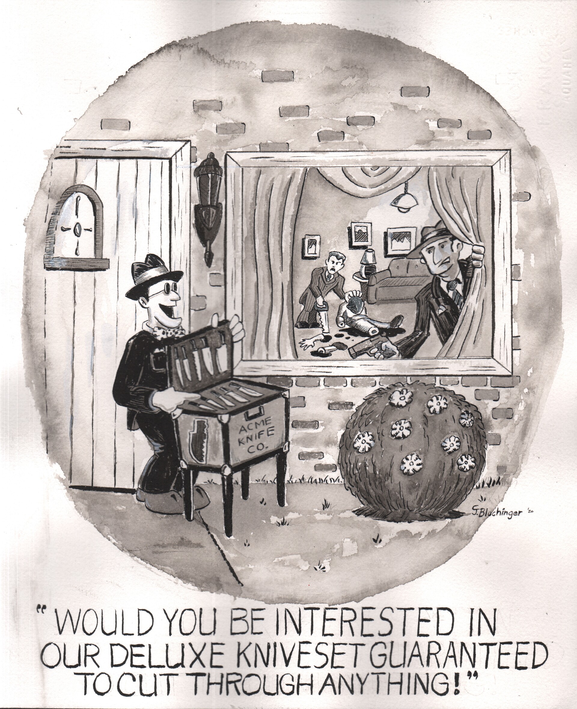 ArtStation - Retro dark humor cartoon