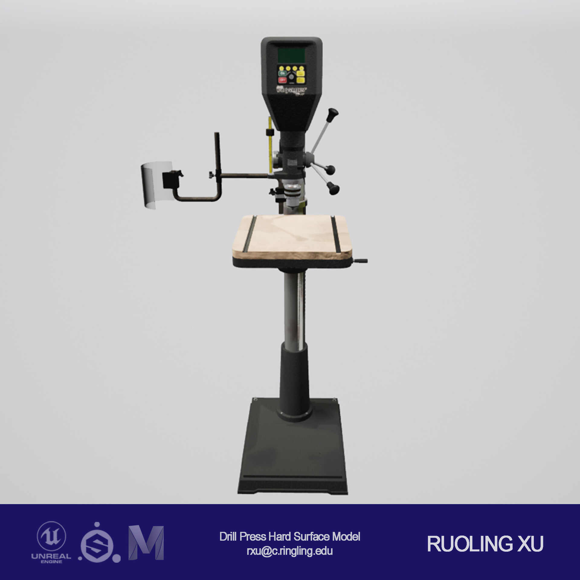 ArtStation - Drill Press Model