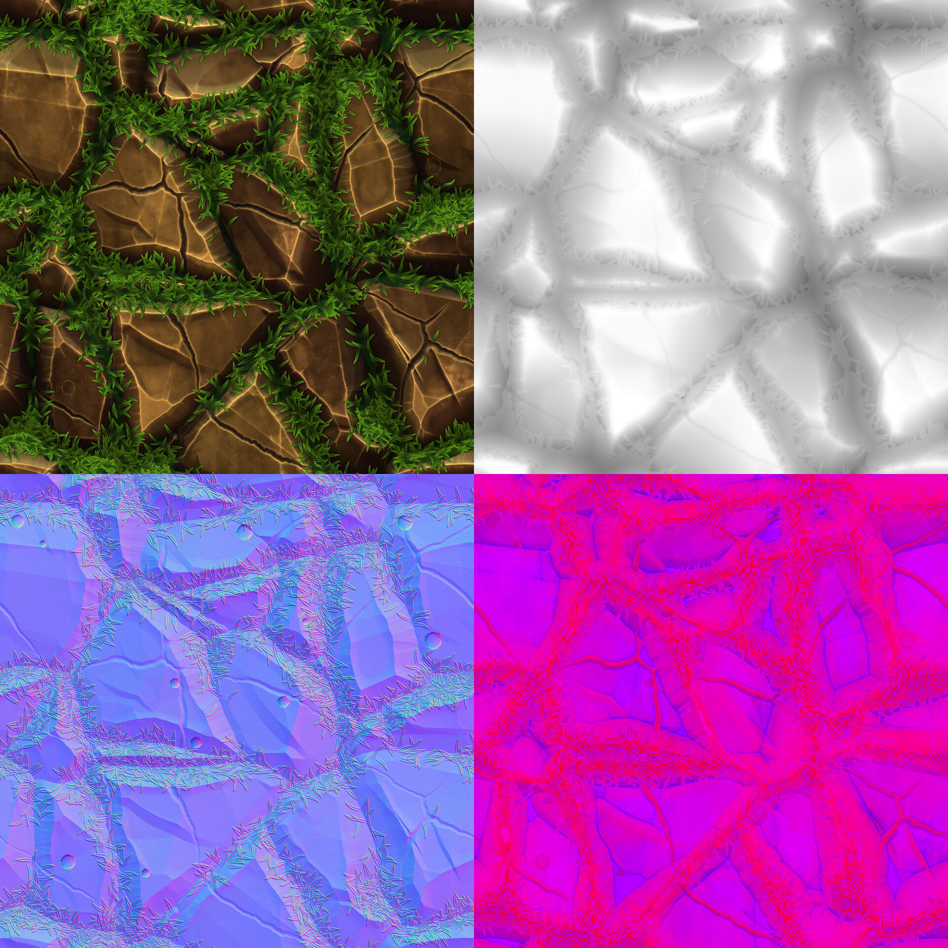 Cristhian Rubiano - Stylized Rocks - Substance Designer