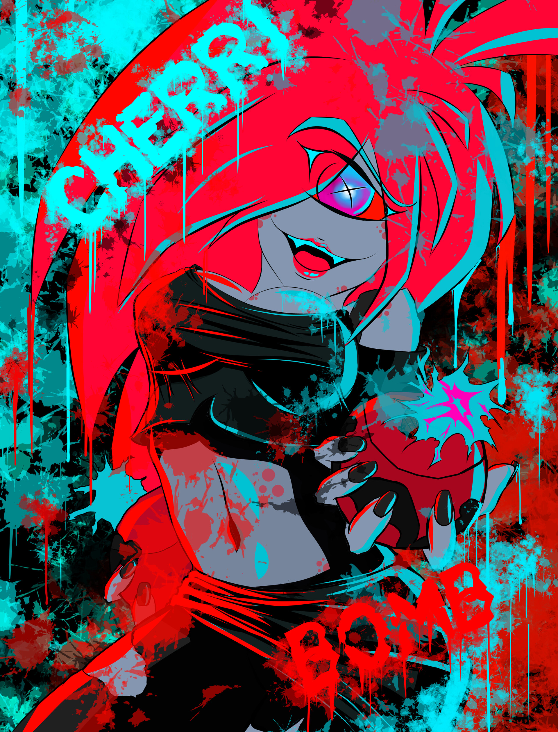 Artstation Cherri Bomb Fanart Hazbin Hotel