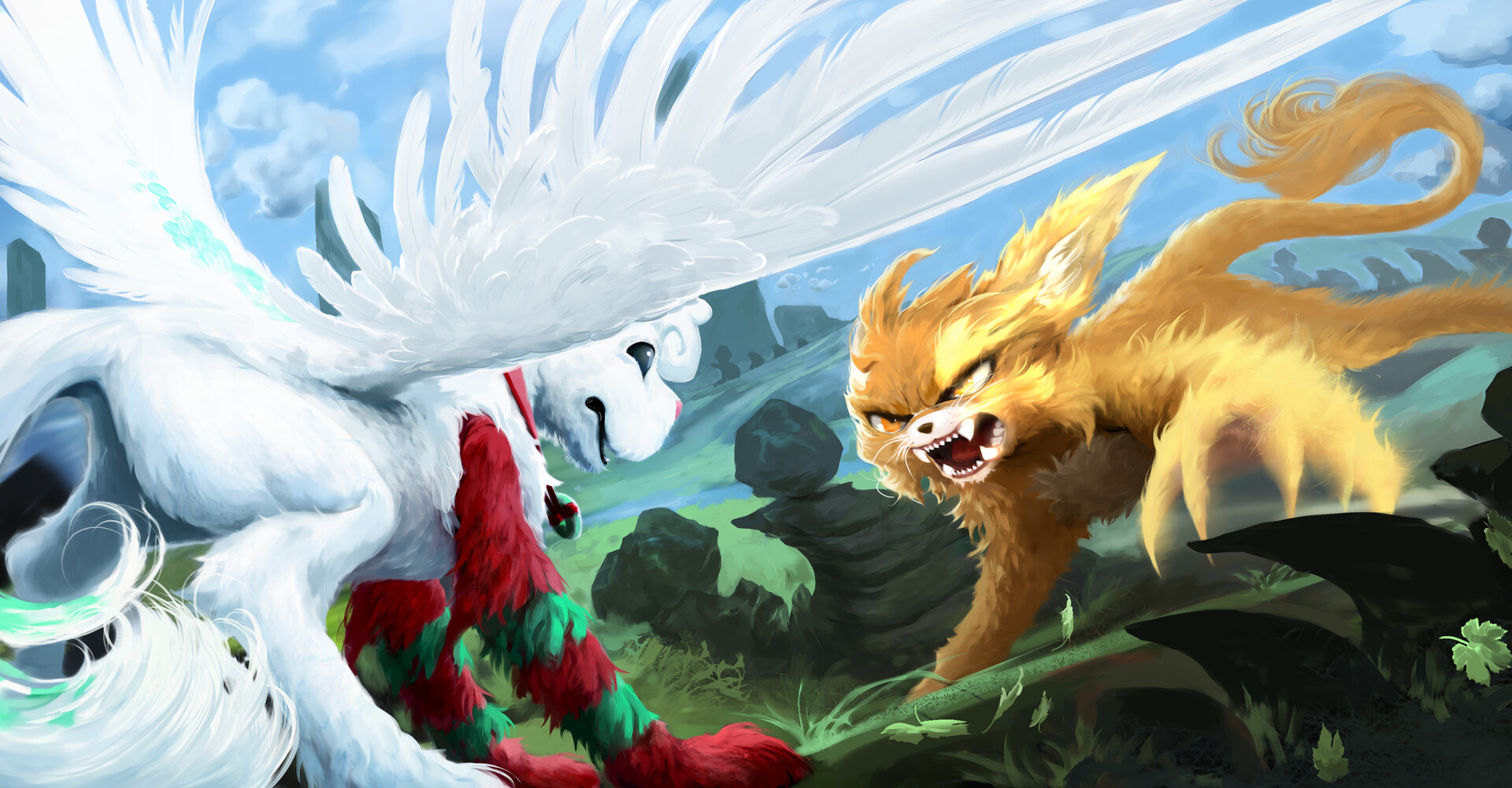 ArtStation - Firetail Cat