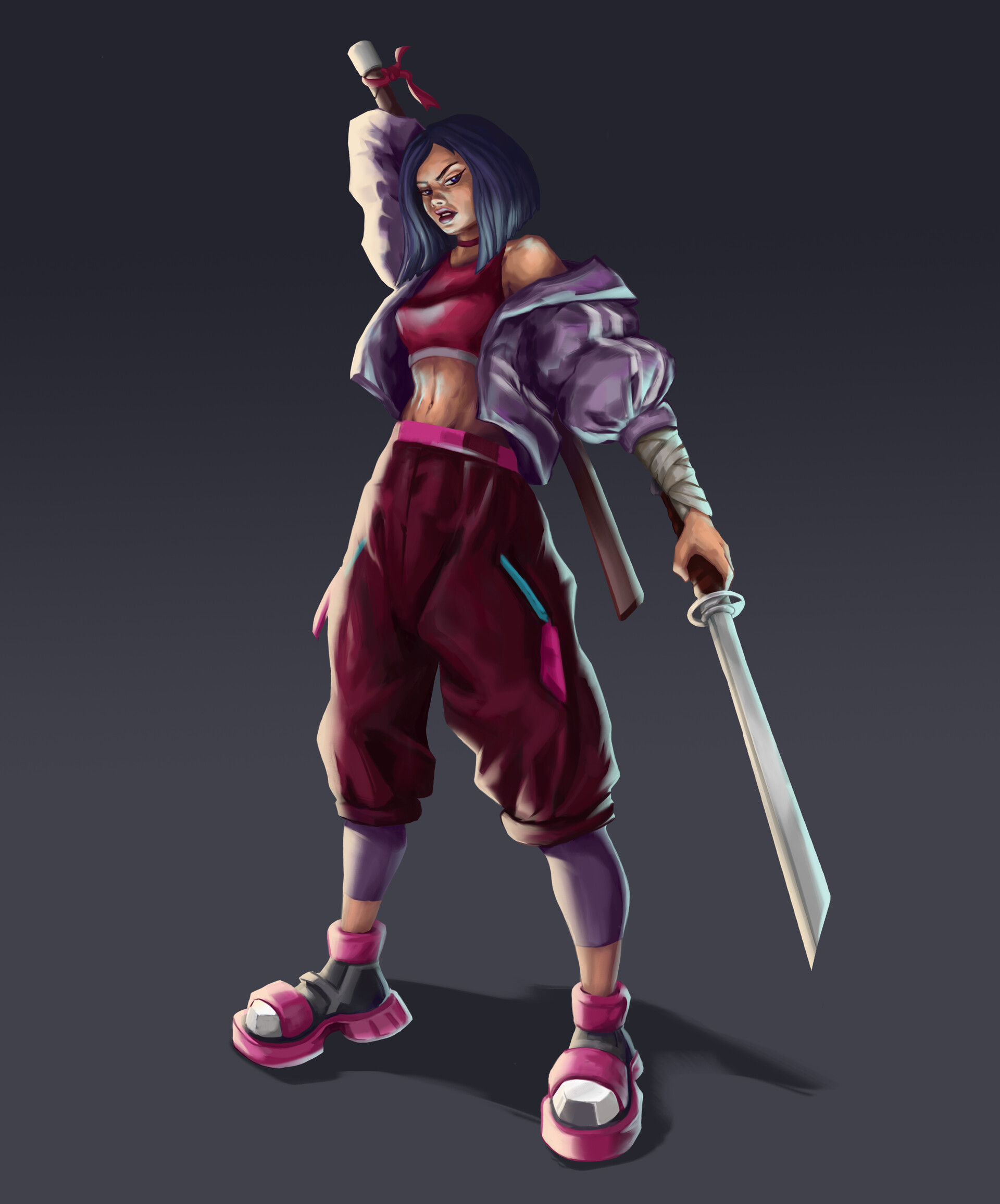 ArtStation - Ninja girl