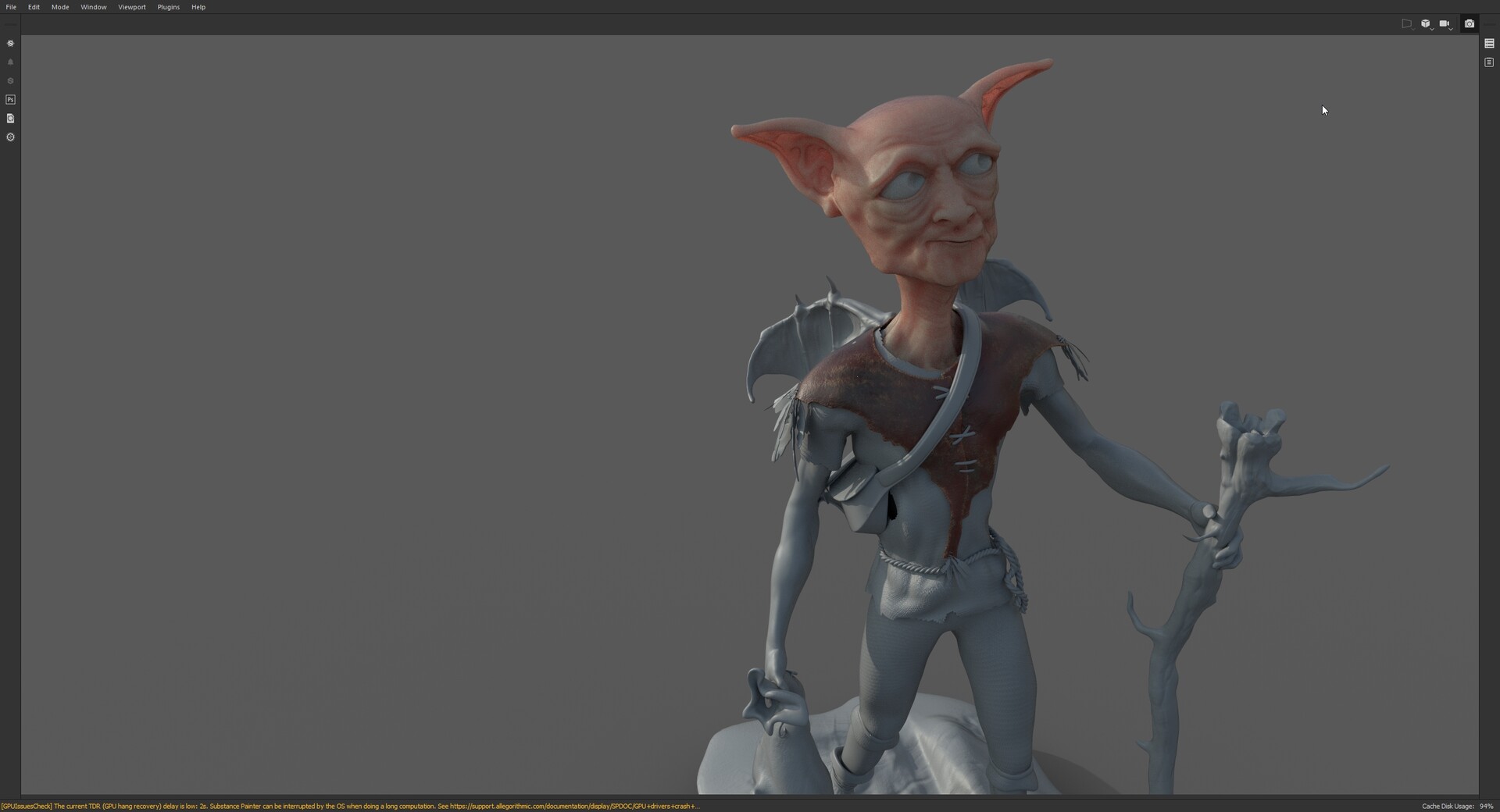 ArtStation - The Imp - wip - progress (Fantasy Book character)