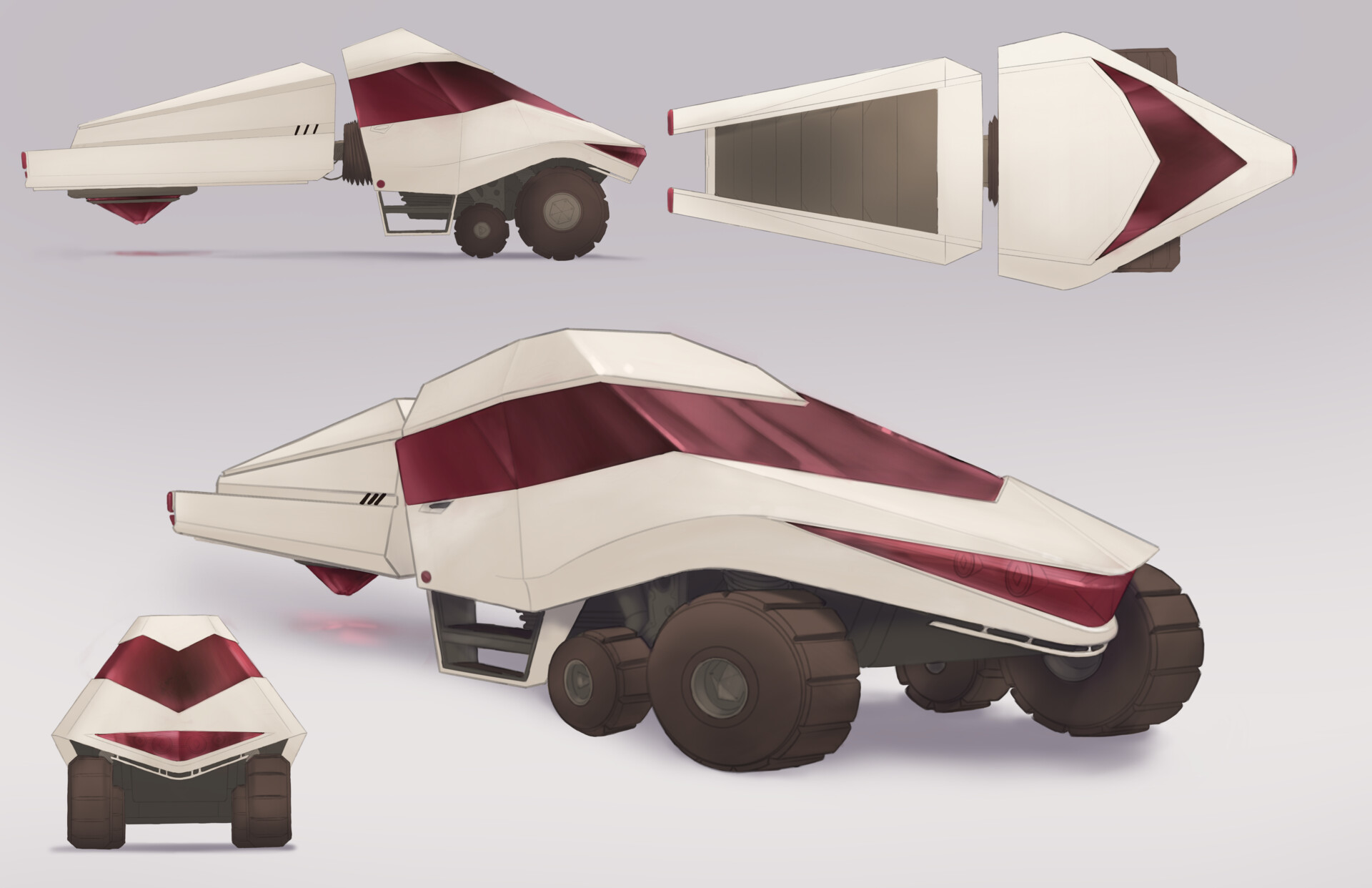 ArtStation - Mining Vehicle Design