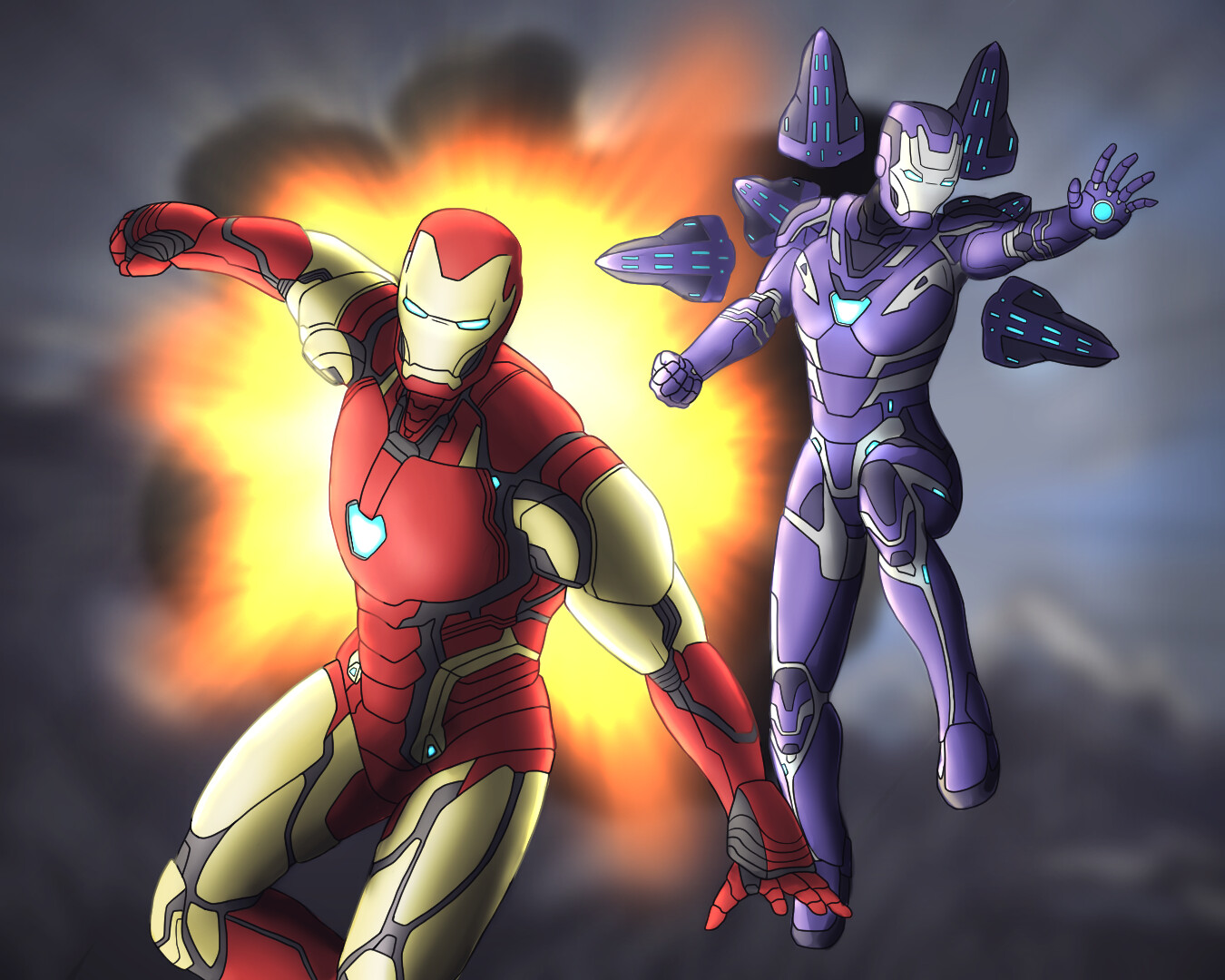 ArtStation - Iron Man & Rescue 2019