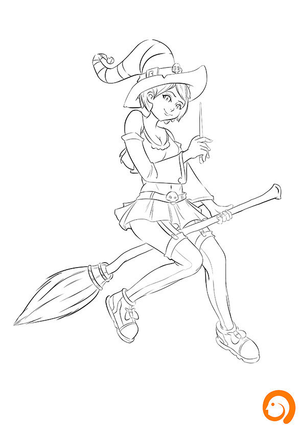 ArtStation - Character Designs Line Art