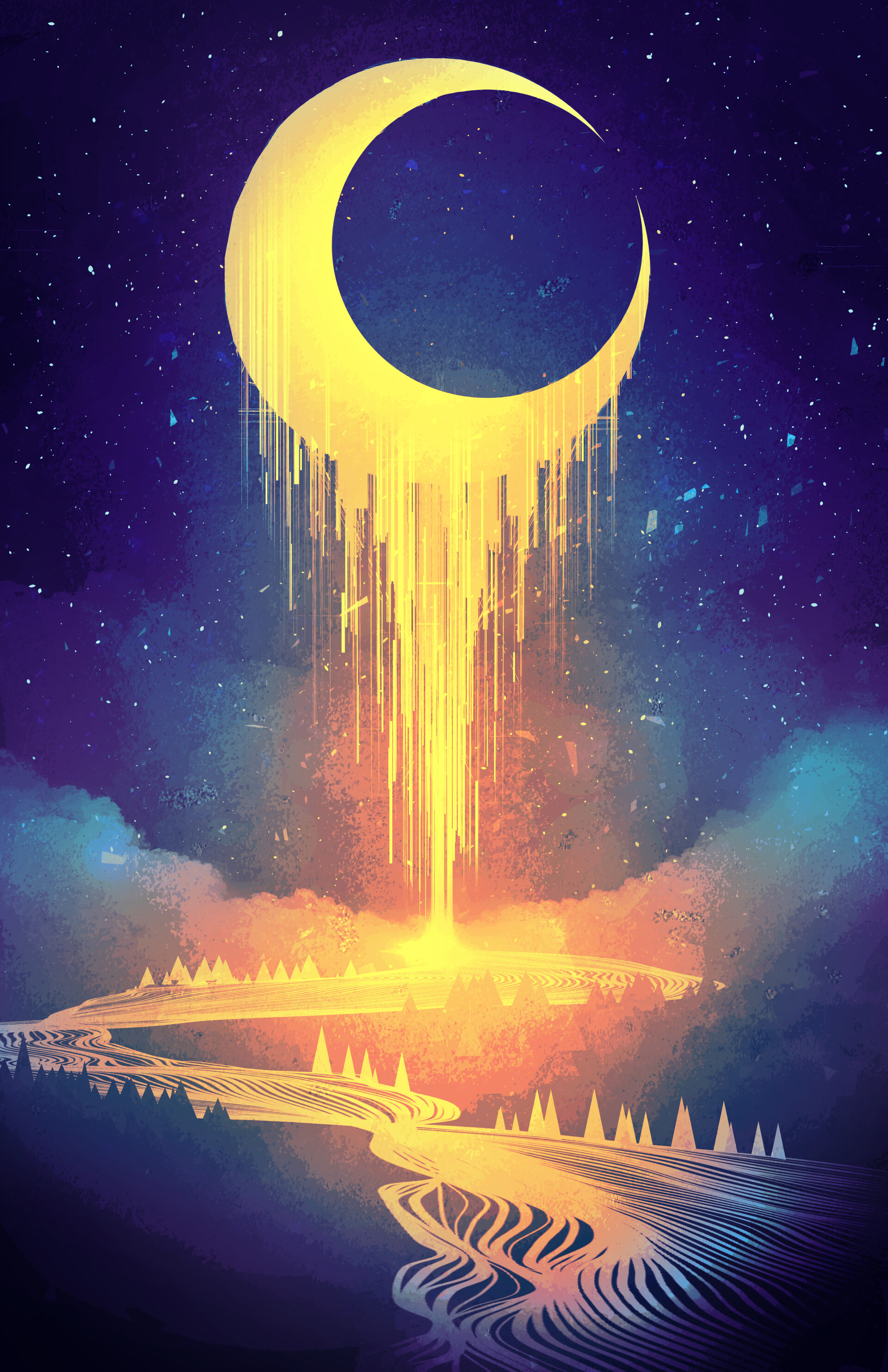 Moon River for Qinni by Scott Uminga : r/ImaginaryMindscapes