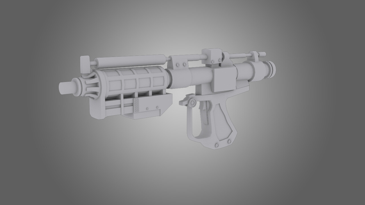 ArtStation - E-5 Blaster Rifle