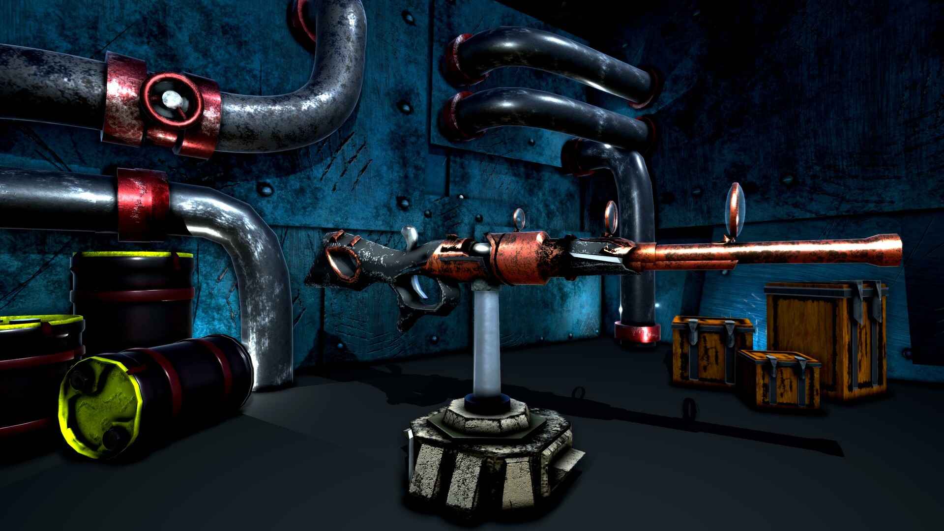 ArtStation - Sniper Turret Prop Kit