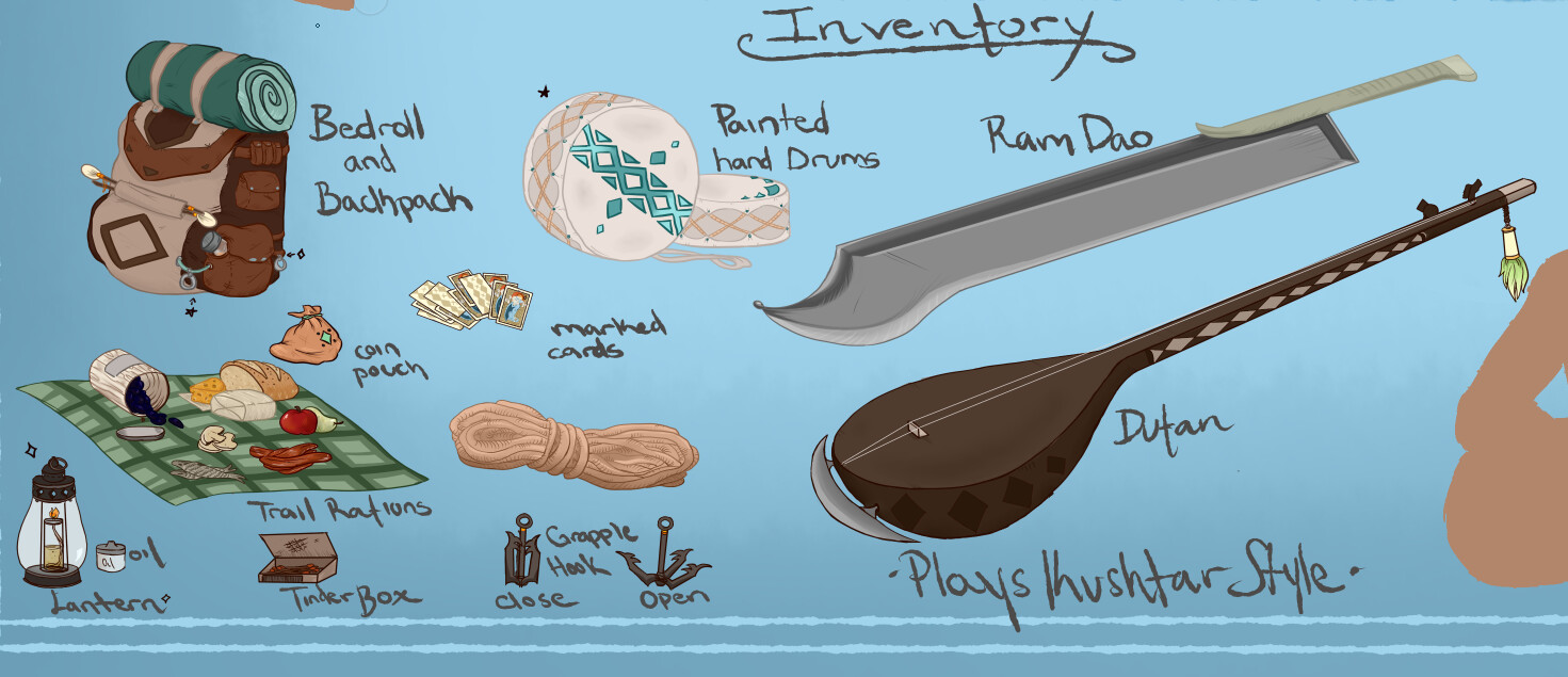 ArtStation - Inventory commission- Pathfinder 2e
