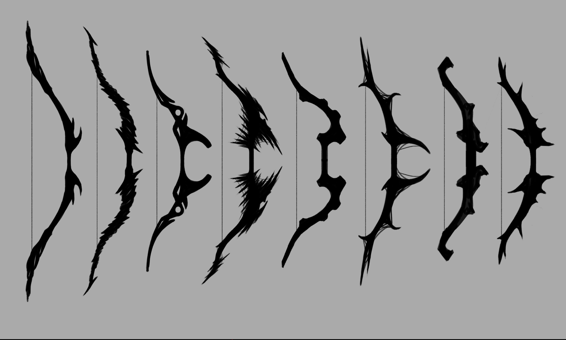 ArtStation - Bows In Black.