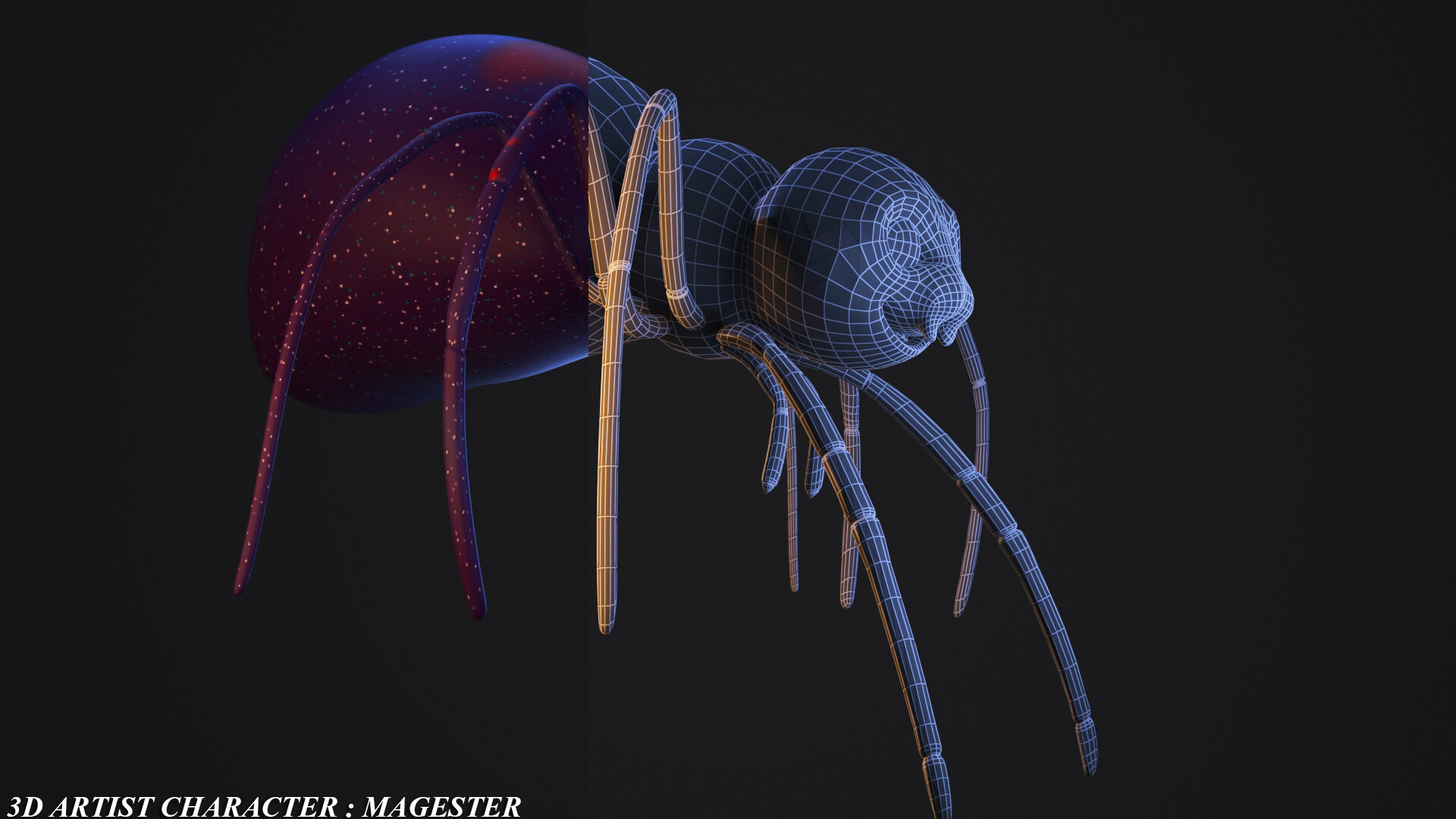 ArtStation - Spider Cartoon style