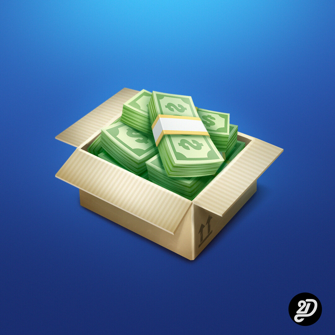 SERGEY SOKOLOV - 2D icons of cash