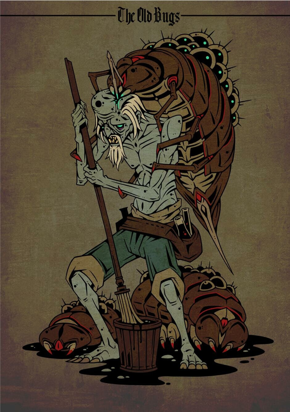 ArtStation - The Call of Cthulhu and Other Weird Stories——The Old Bugs