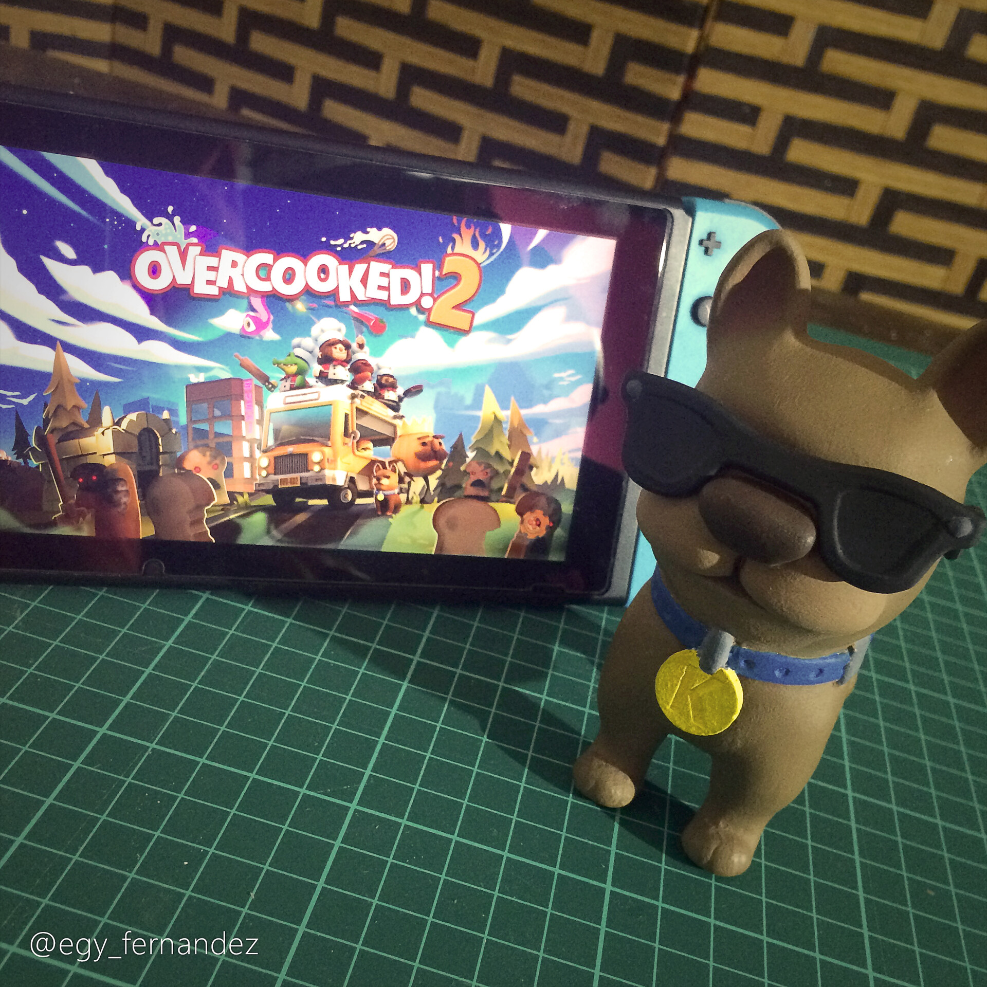 Egy Fernandez - Kevin the dog fan art print. Overcooked!