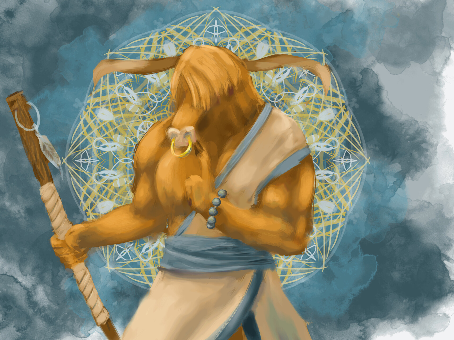 ArtStation - Minotaur Monk