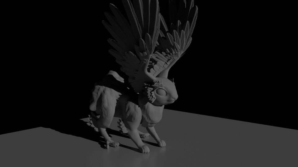 ArtStation - Winged Bunny