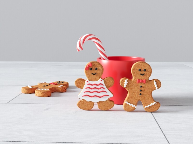 ArtStation - Gingerbread Still Life