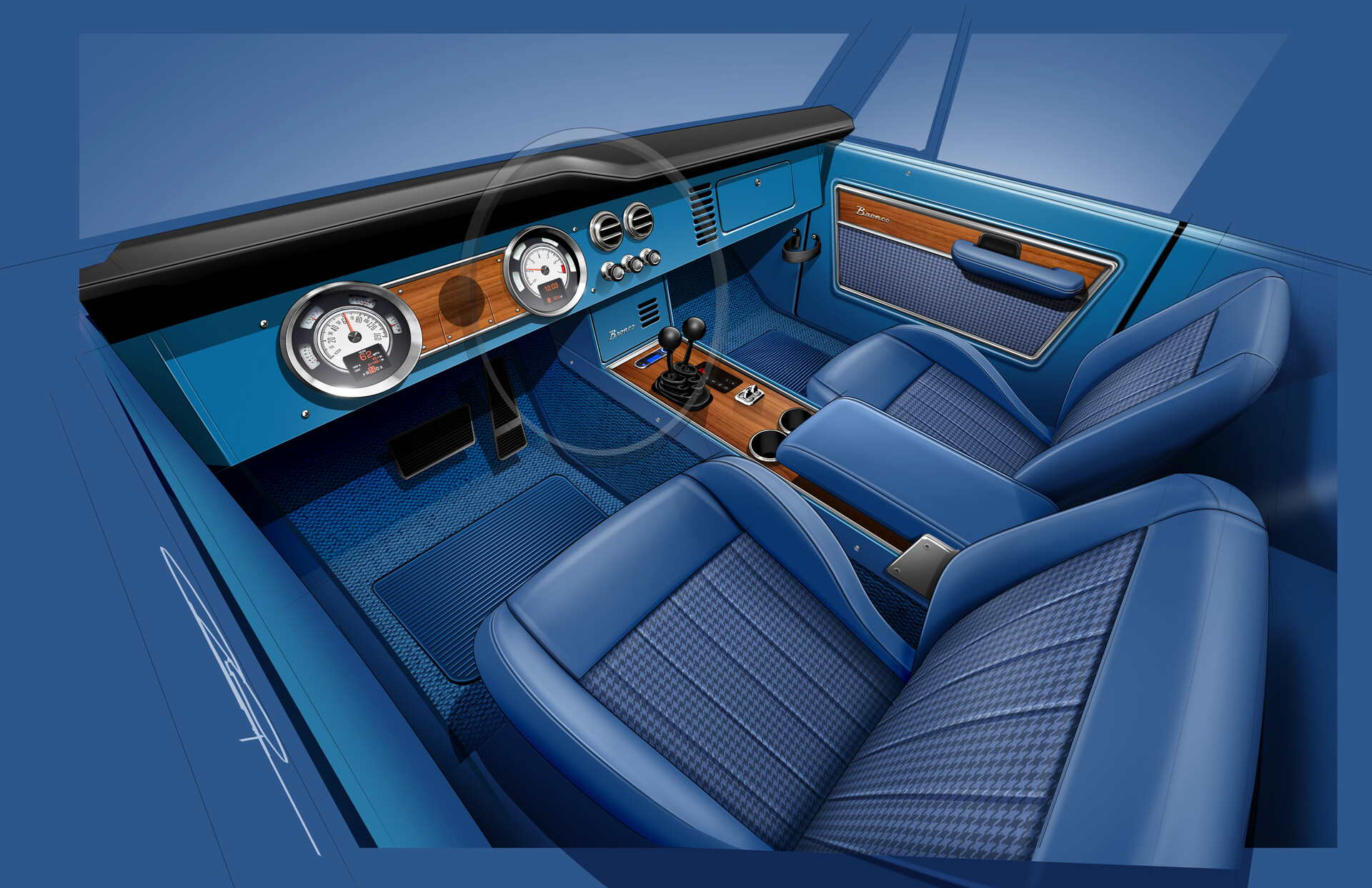 ArtStation - Bronco Interior