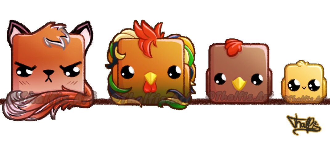 ArtStation - Chicken BLocks