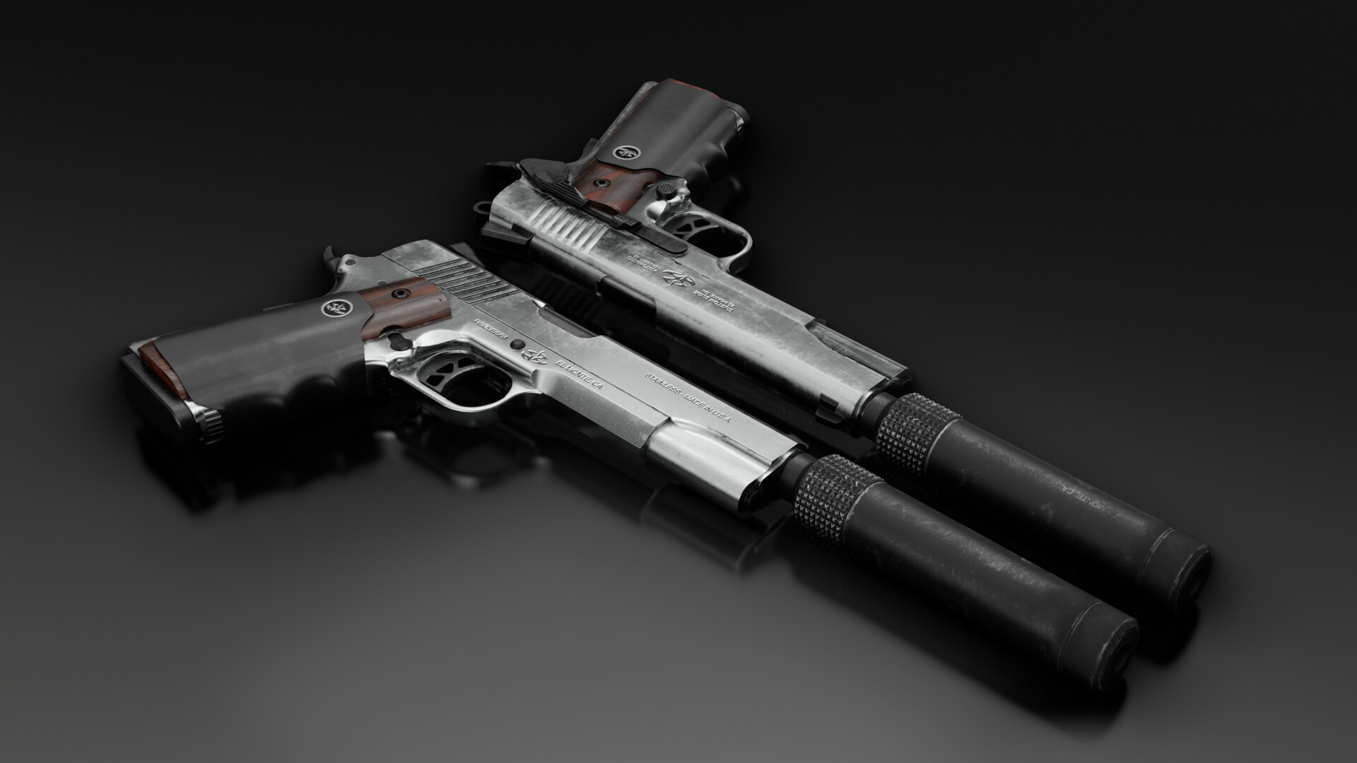 Stellar Works - ICA Silverballer Pistols