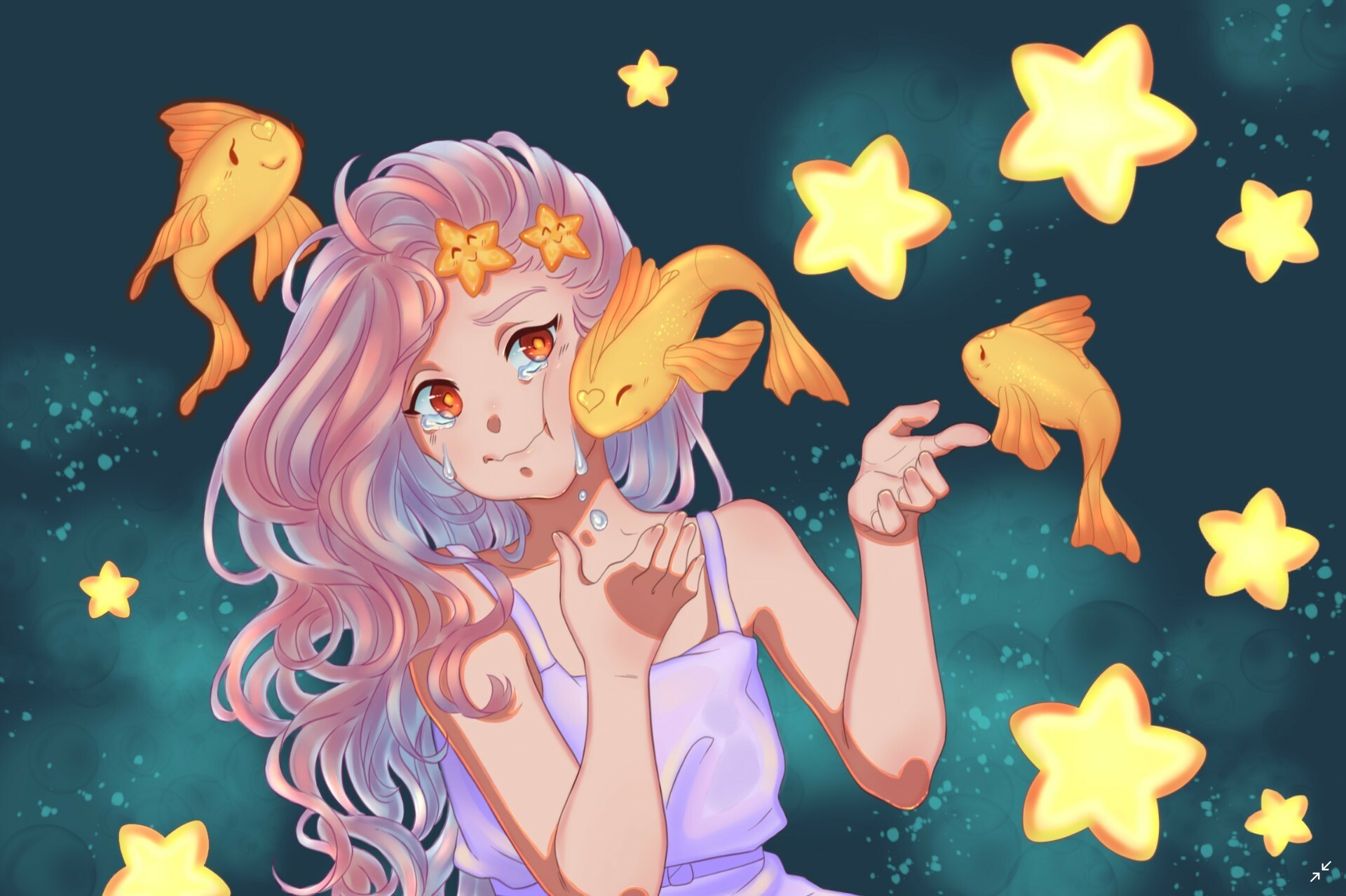 Giselle Broussard - A Drawing For Qinni (Qing Han)