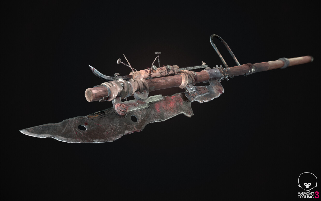 Alexane Le Saux - Post Apocalyptic Weapon melee