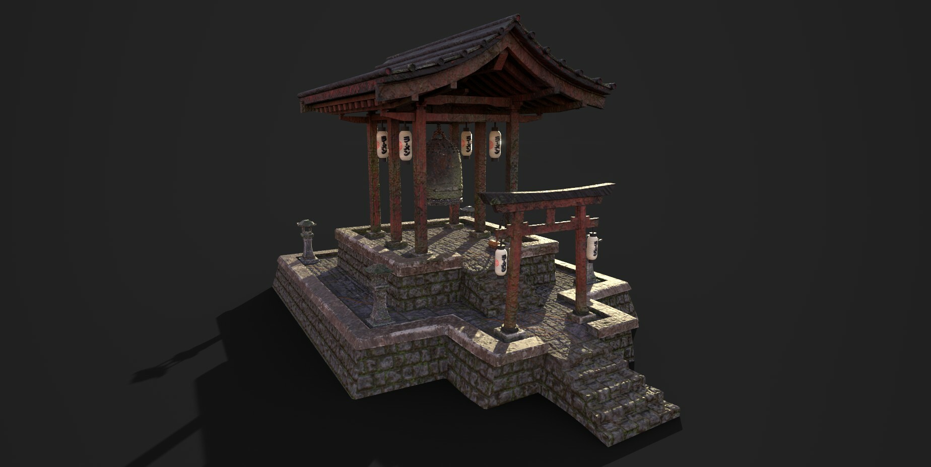 ArtStation - Japanese Shrine