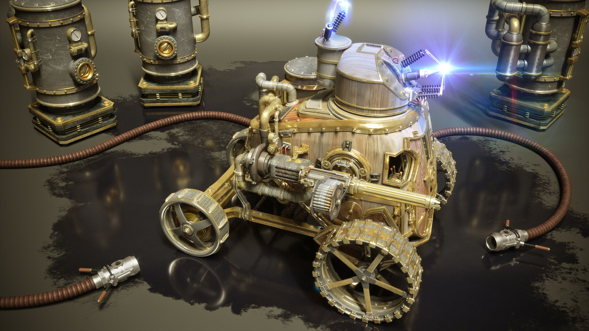 Jason Lewis - Steampunk Crowd Control Tank