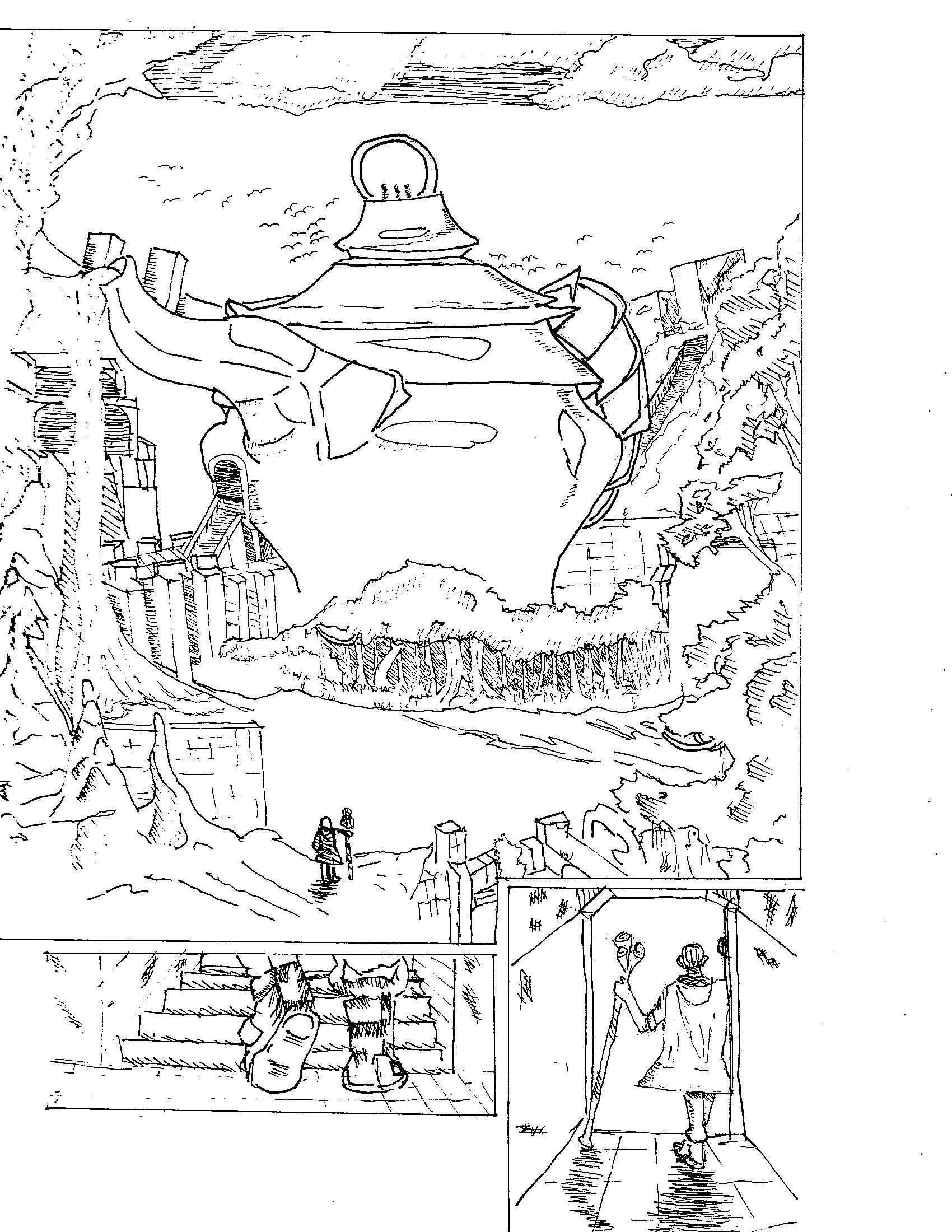 ArtStation - Pre-Comic Rough Draft