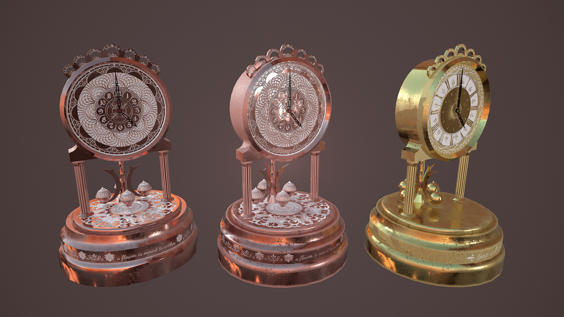 ArtStation - Classical Clock