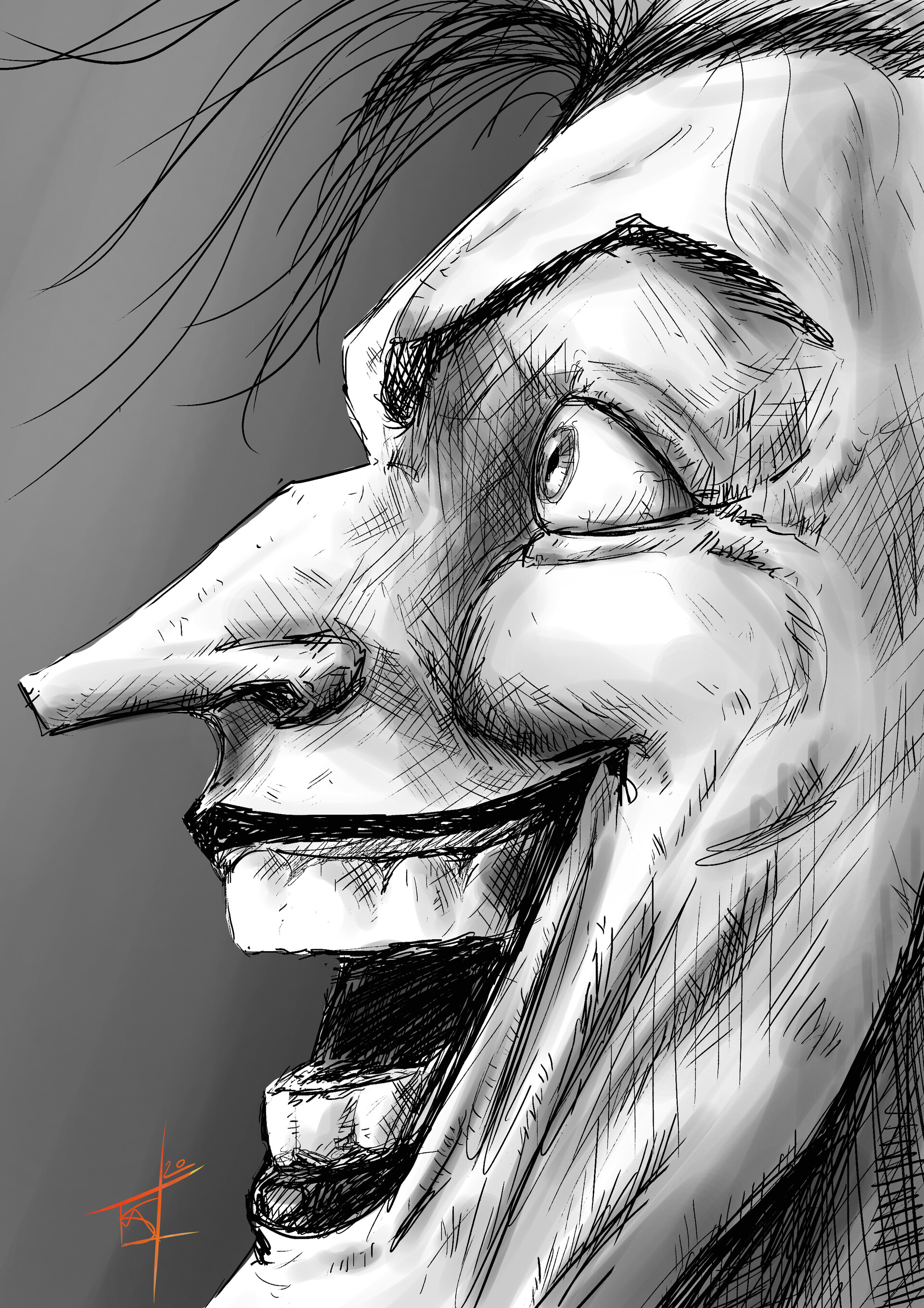 how to draw comic joker