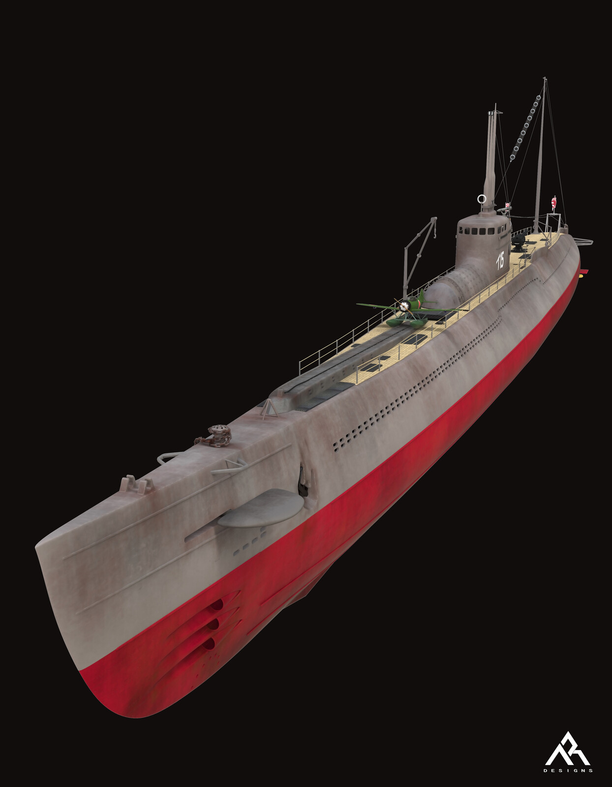Anirudh Rao - WW2 JAPANESE IJN TYPE-B1 SUBMARINE