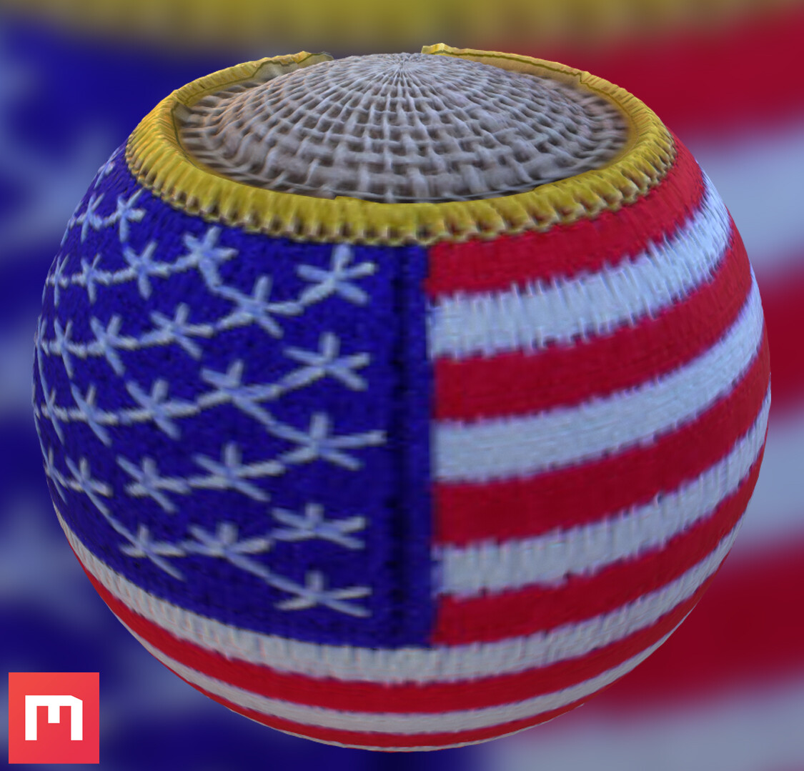ArtStation - US Flag Patch