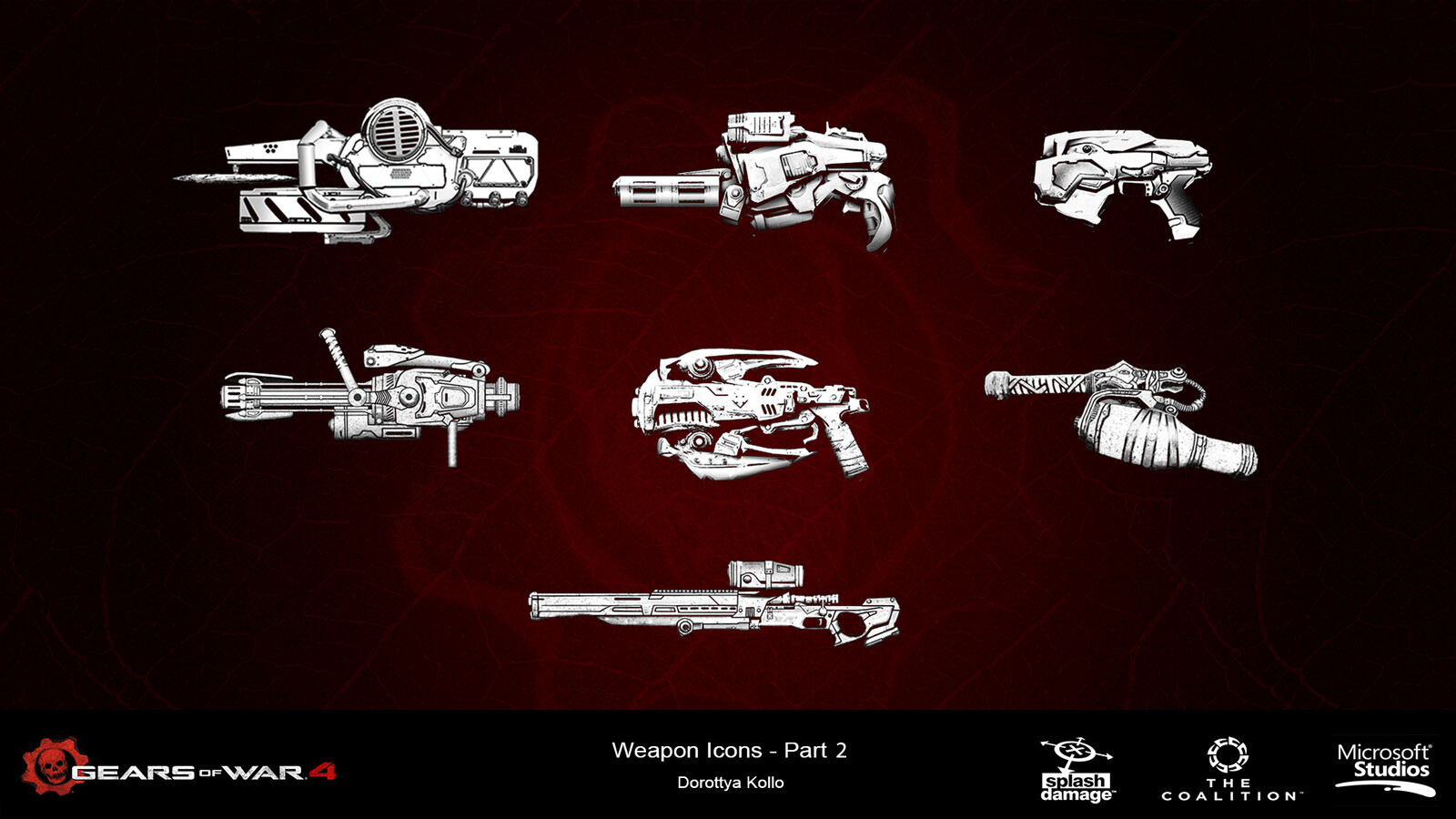 Dorottya 'Doro' Kollo - Gears of War 4 Weapon Icons