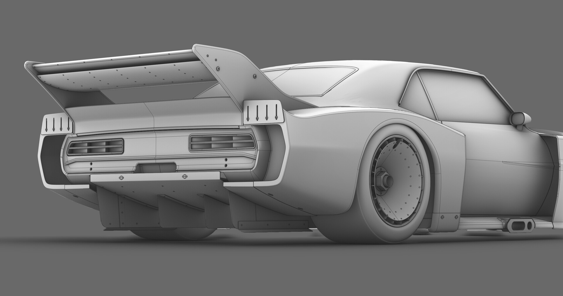 ArtStation - Group 5 1969 Camaro concept model