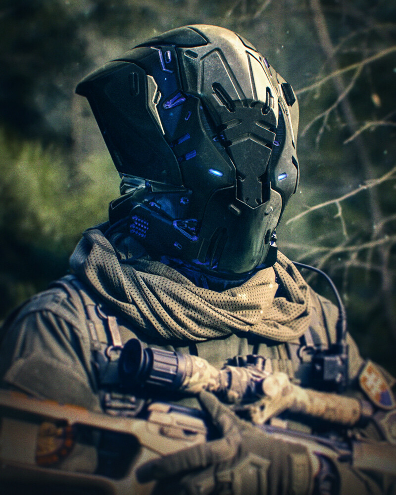 ArtStation - Sci-fi soldier