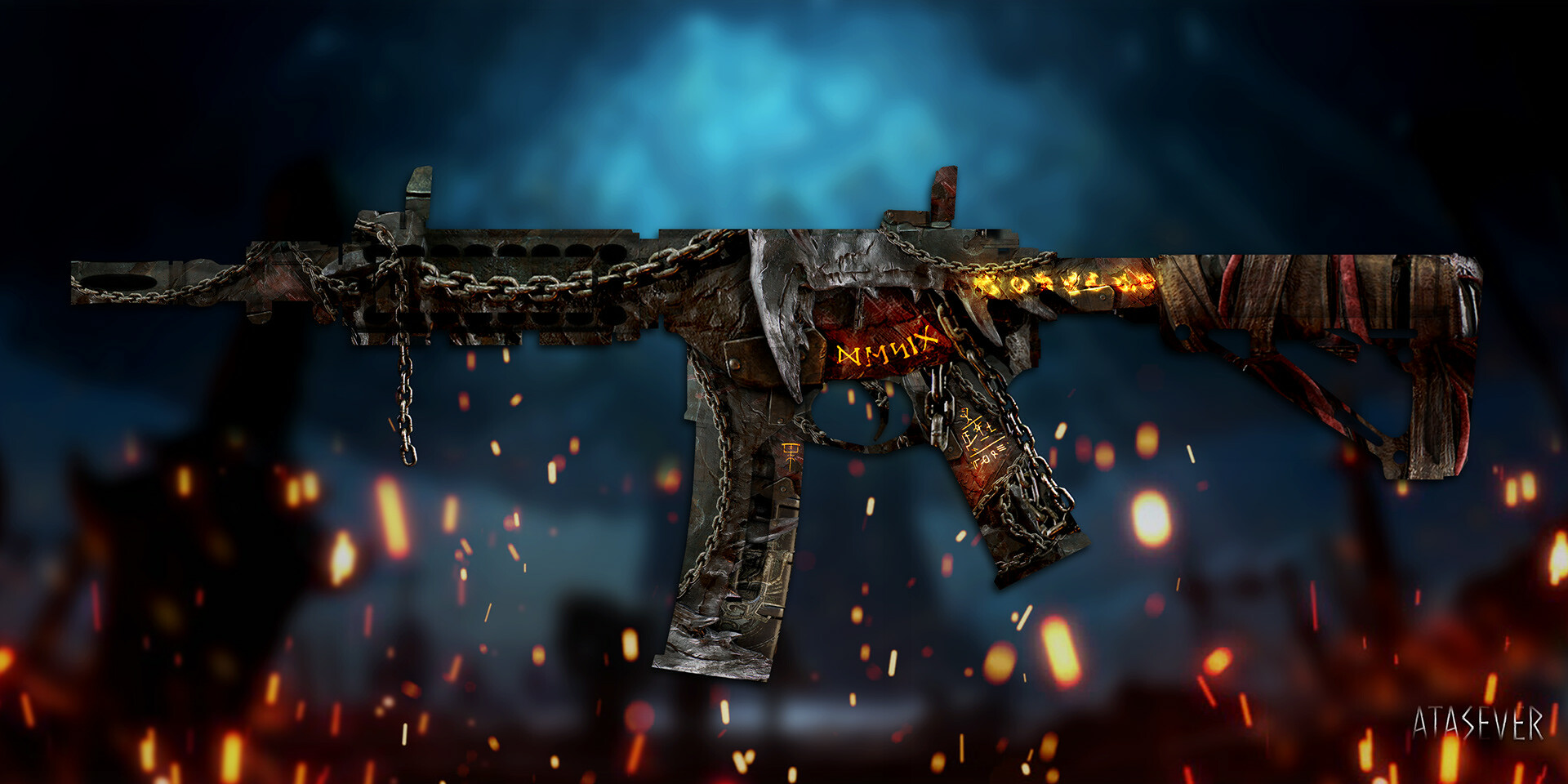 ArtStation - Weapon Skin Design for Critical Strike