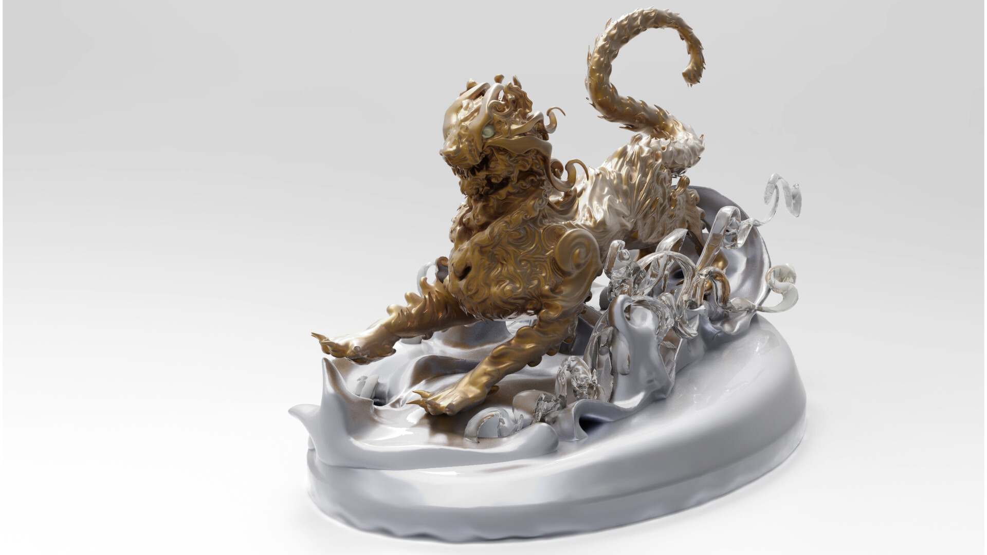 ArtStation - Mystic Beast Statue