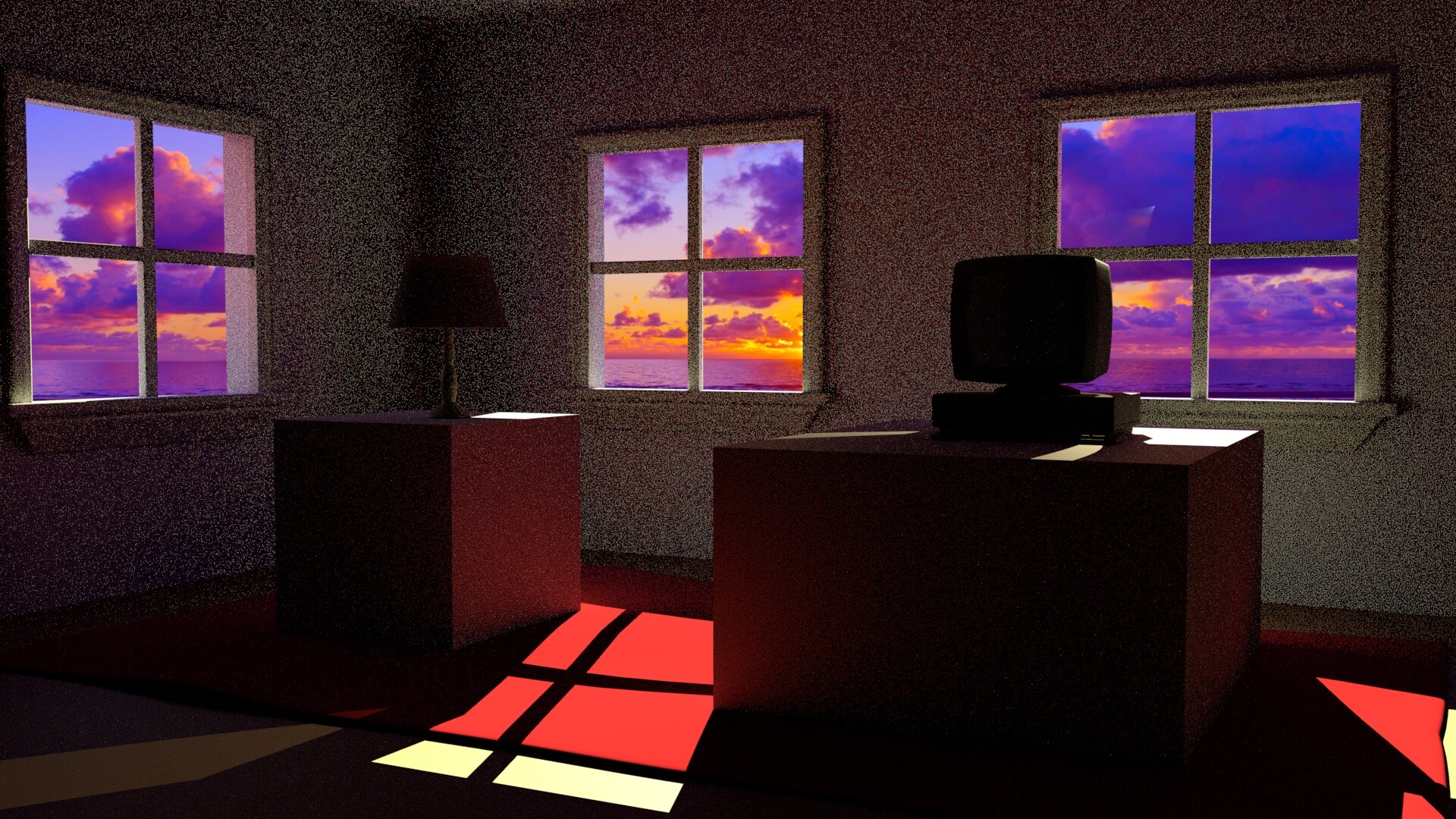 ArtStation - A Beautiful Day In A Boring Room....