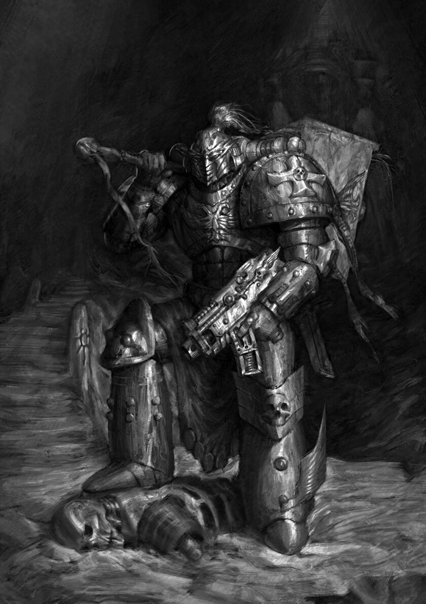 ArtStation - Black Scars Space Marine