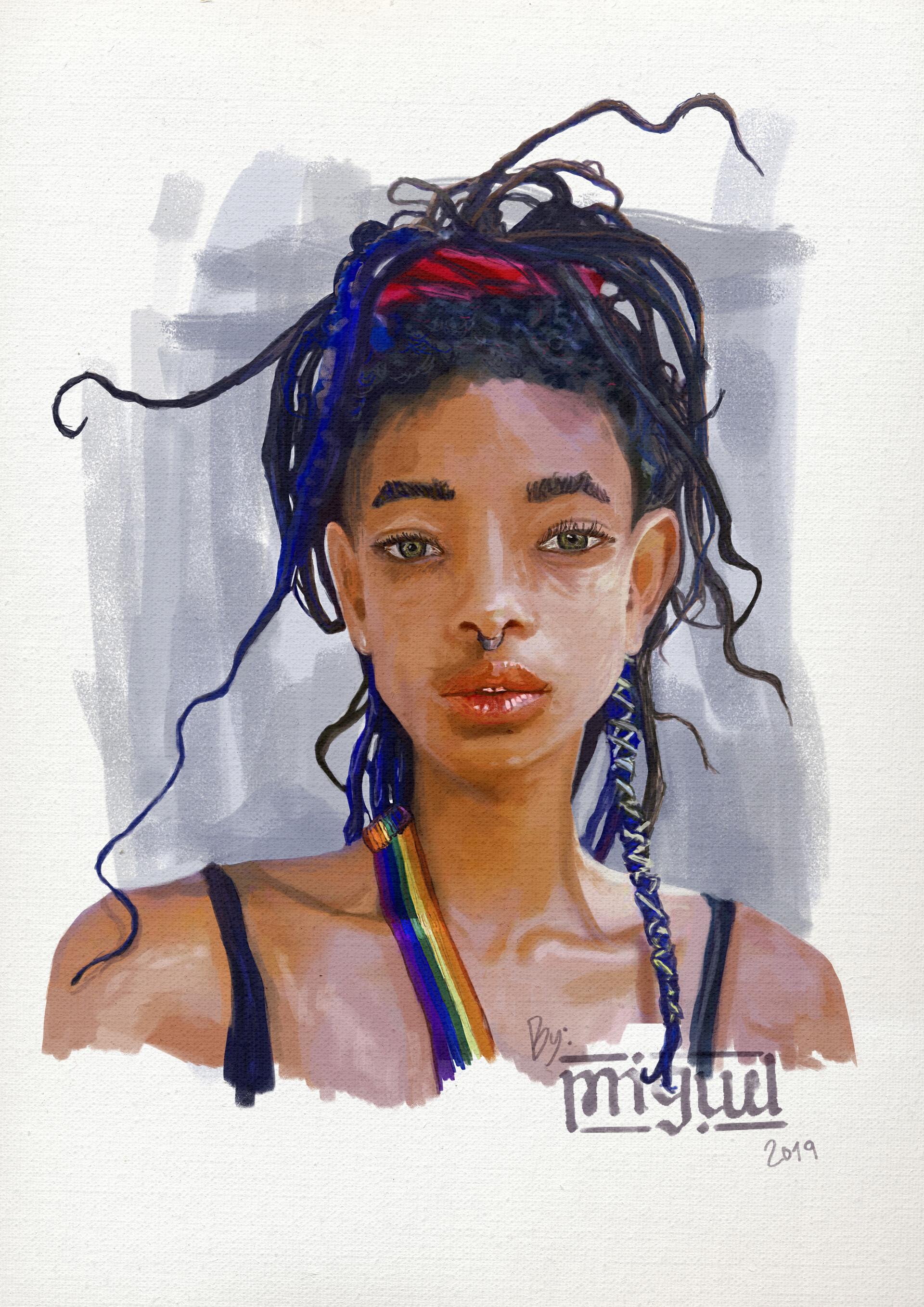 ArtStation - Portrait of Willow Smith