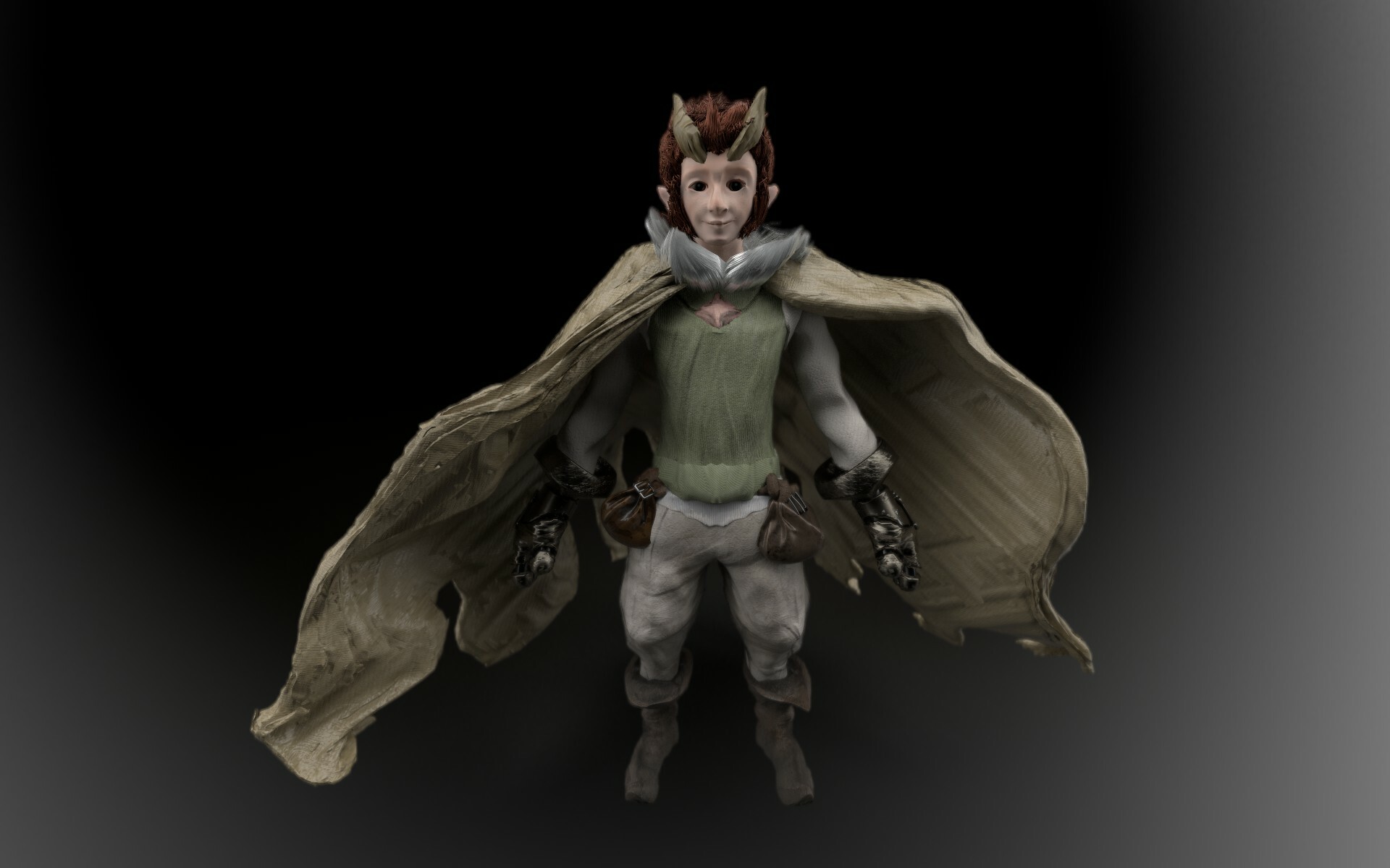 HQ of Creative Devil - Character Study - Otus - Owlboy