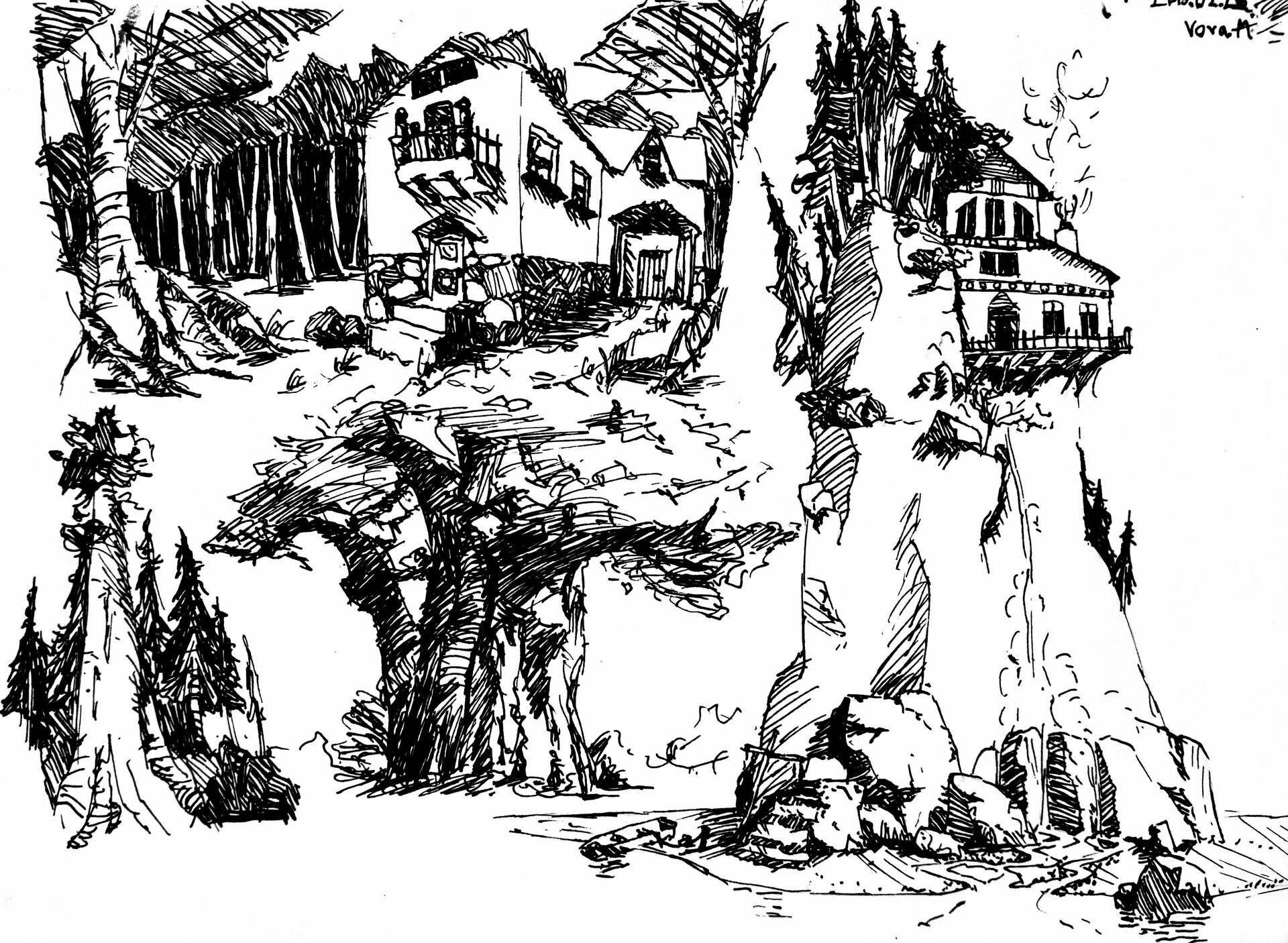 ArtStation - General Ink Drawings 2019