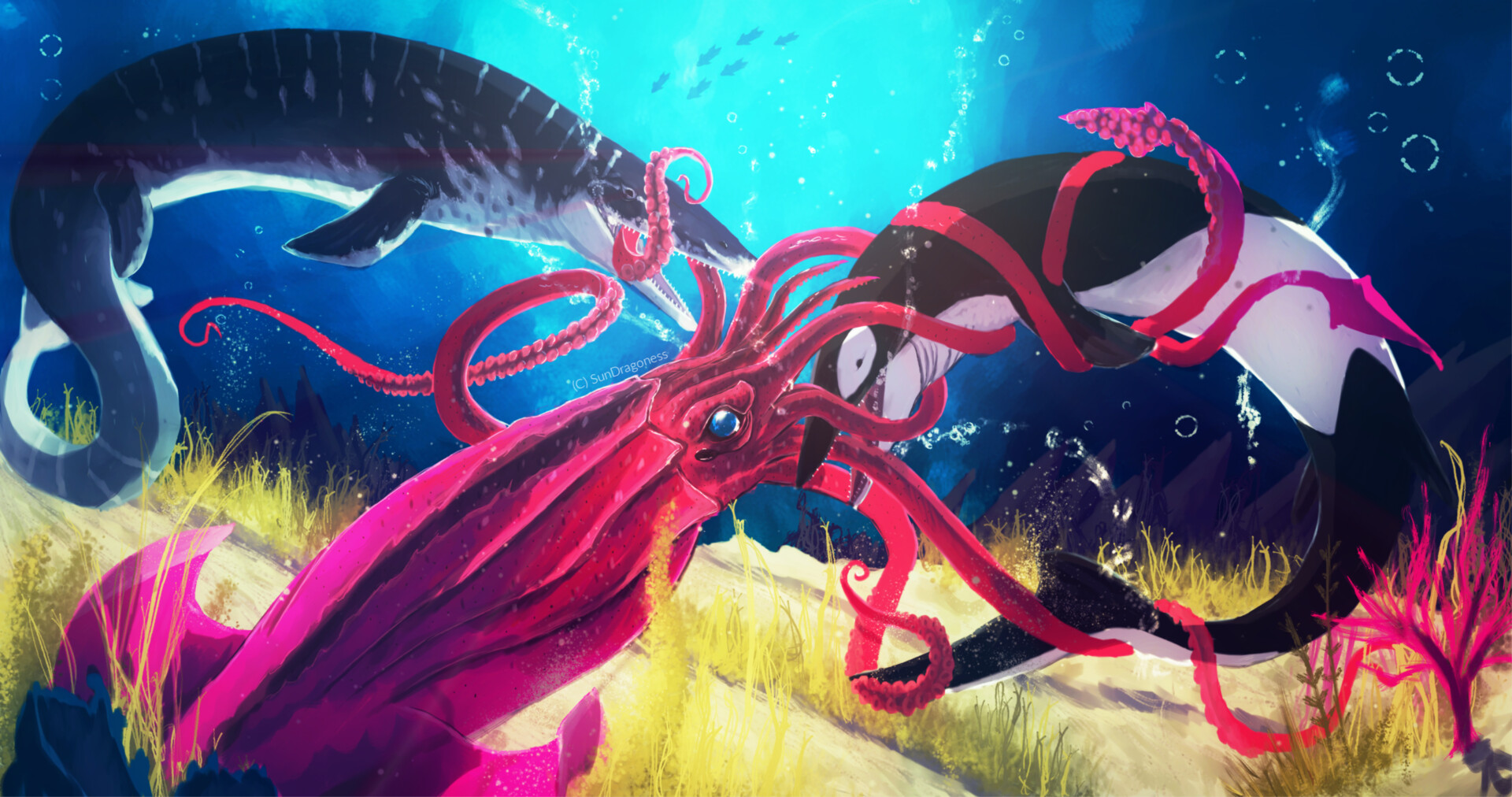 ArtStation - Tusoteuthis - Depths of Iona