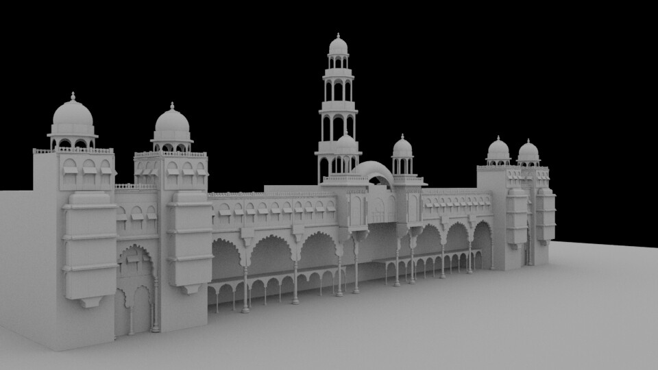 Mouse Breaker - Mysore palace 3d model