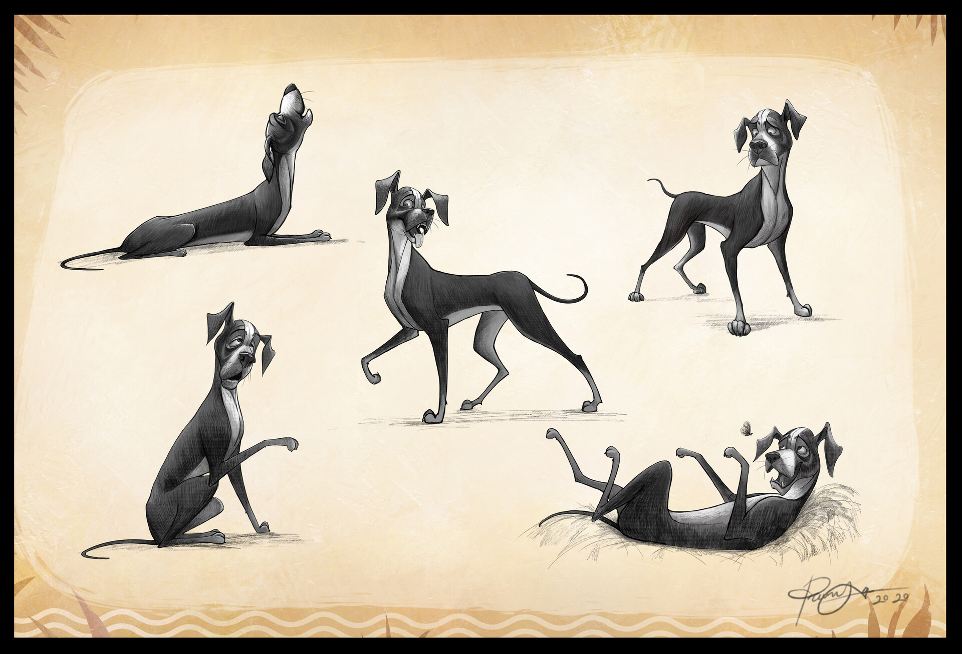 ArtStation - Dog character design