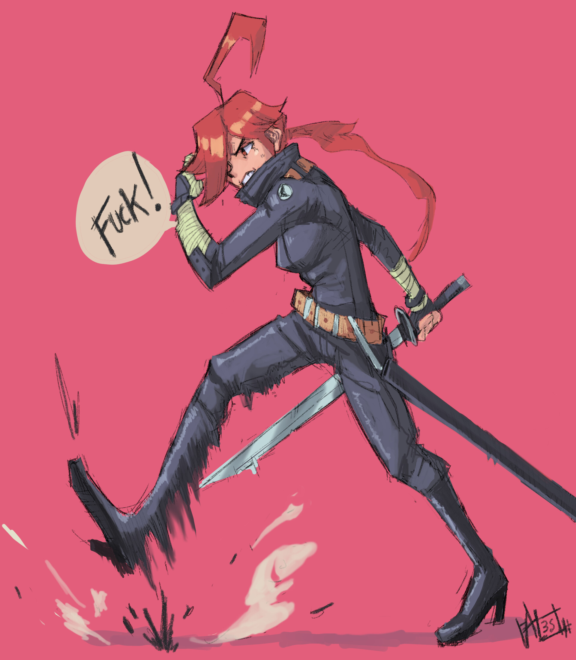 ArtStation - Stressed Ninja